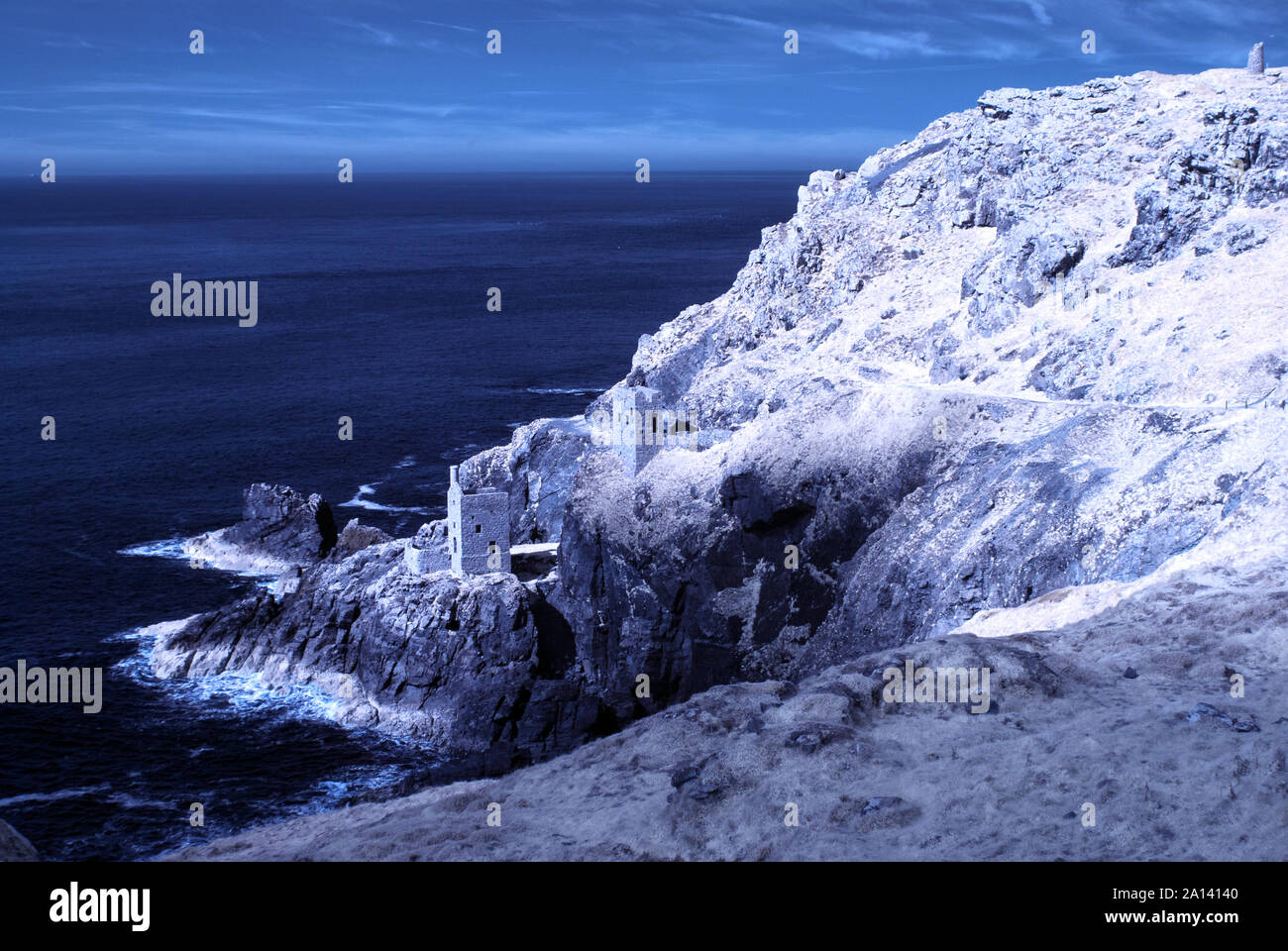 The Crowns, Abandoned Tin Mining Buildings, Botallack, Cornwall UK ...
