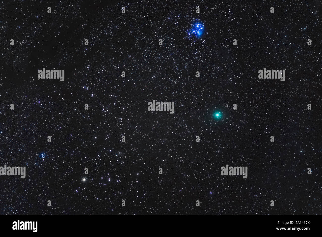 Pleiades star clusters hi-res stock photography and images - Alamy