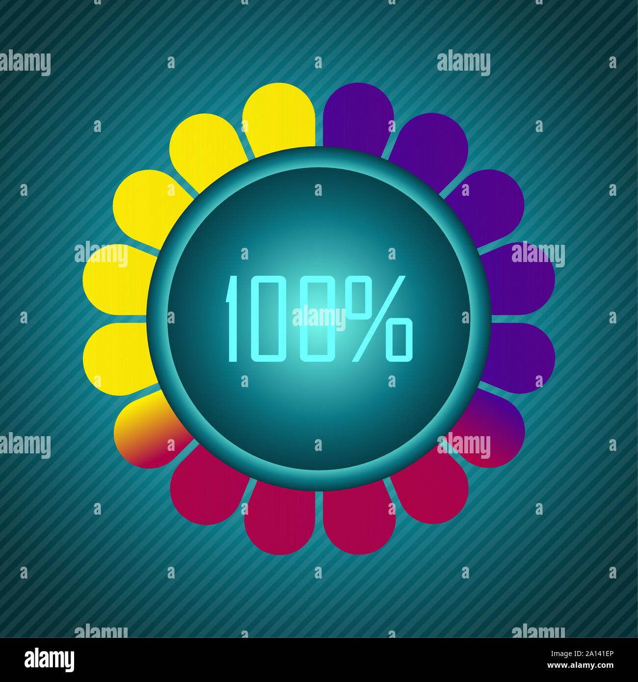 Loading bar image over a colored background - Vector Stock Vector Image ...