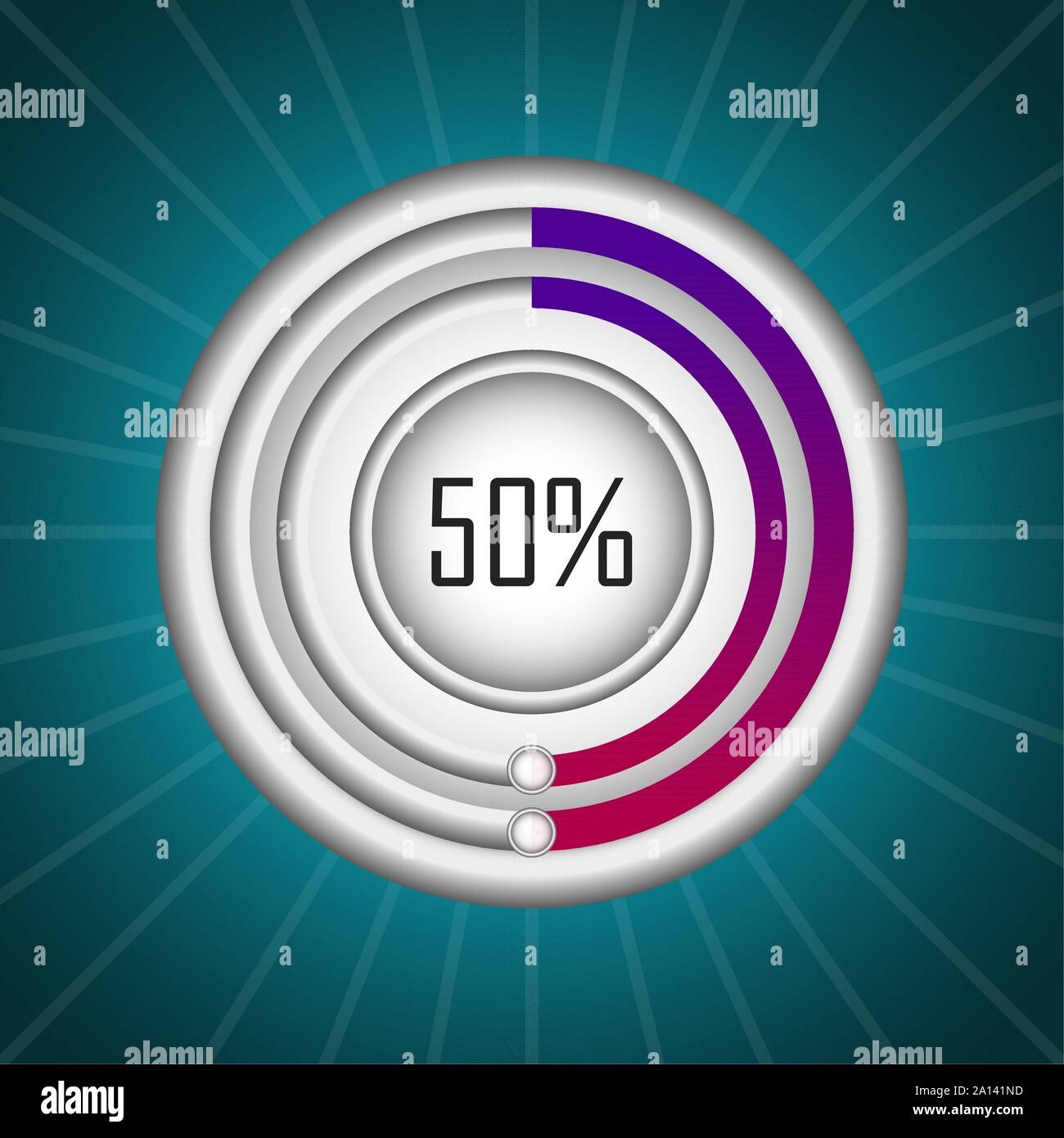 Loading bar image over a colored background - Vector Stock Vector Image ...