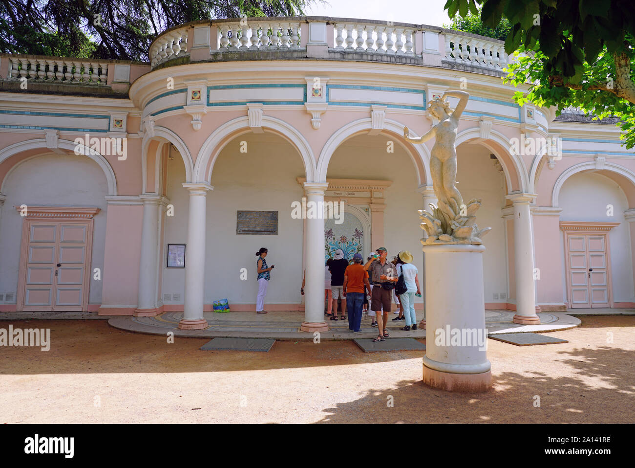 EVIAN-LES-BAINS, FRANCE -26 JUN 2019- View of the landmark Source ...