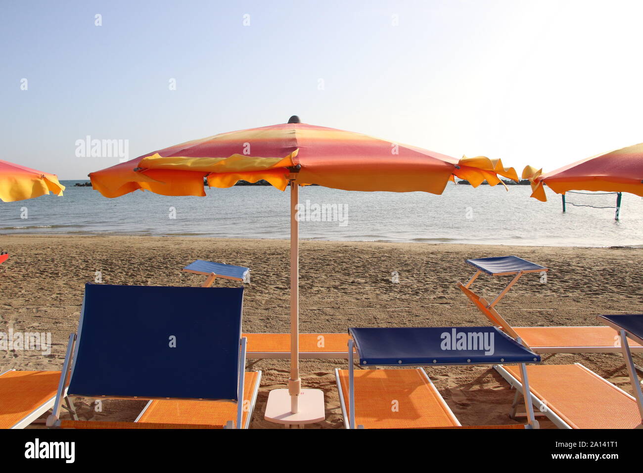 beach on the Adriatic sea in Italy Stock Photo - Alamy