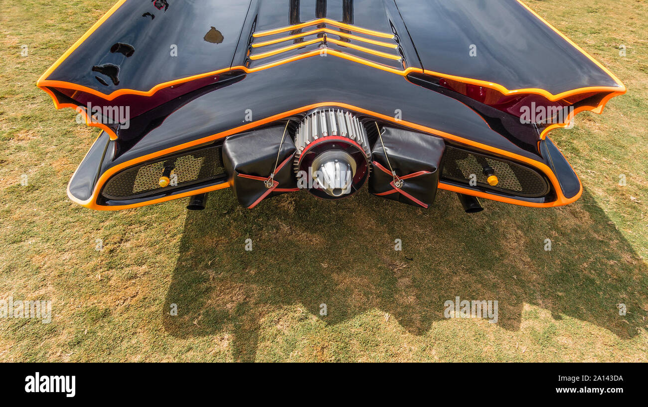 Rear of George Barris' Batmobile designed exclusively for the 1966 ...