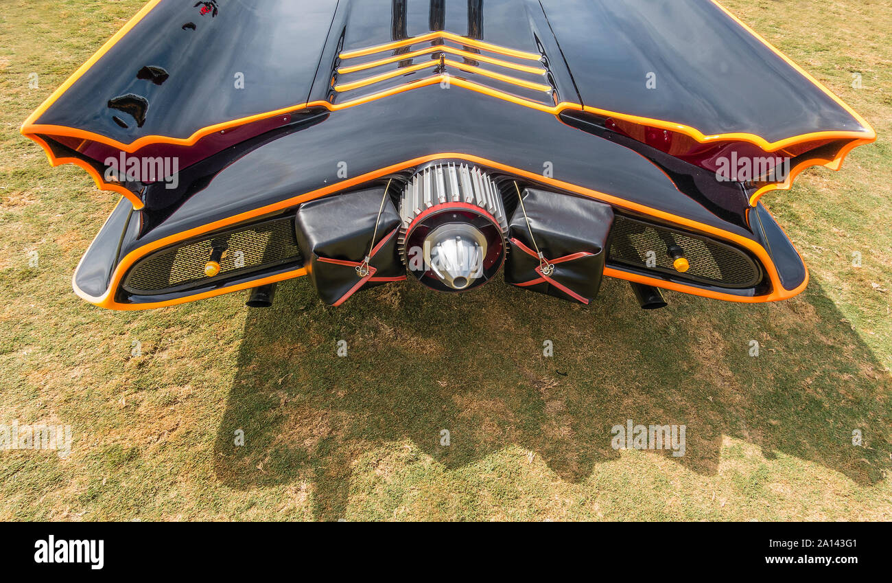 Rear of George Barris' Batmobile designed exclusively for the 1966 ...