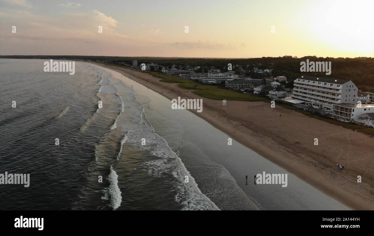 Aerial view old orchard beach hi-res stock photography and images - Alamy