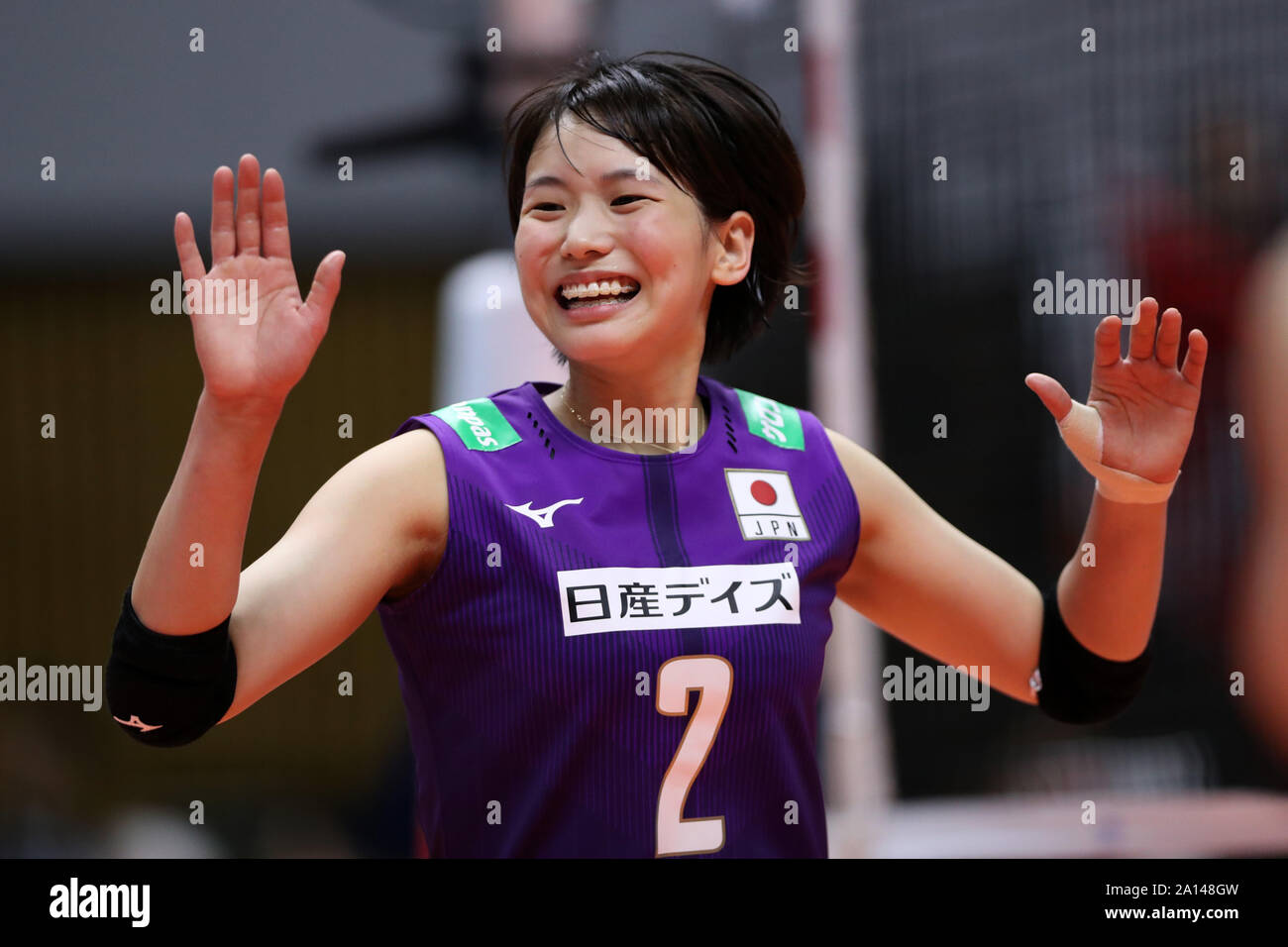 Sapporo, Japan. 23rd Sep, 2019. Sarina Koga (JPN) Volleyball :2019 FIVB ...
