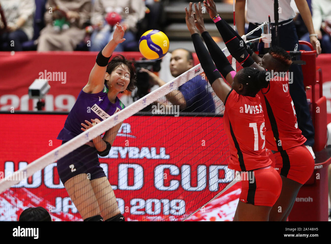Sapporo, Japan. 23rd Sep, 2019. Sarina Koga (JPN) Volleyball :2019 FIVB ...