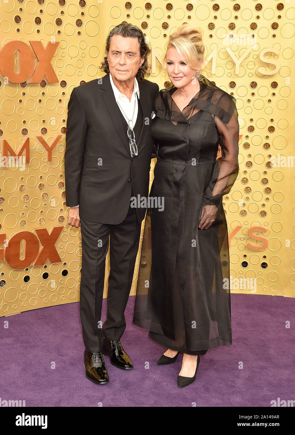 LOS ANGELES, CA - SEPTEMBER 22: Ian McShane and Gwen Humble attend the ...