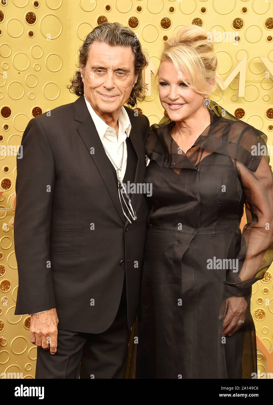 LOS ANGELES, CA - SEPTEMBER 22: Ian McShane and Gwen Humble attend the ...