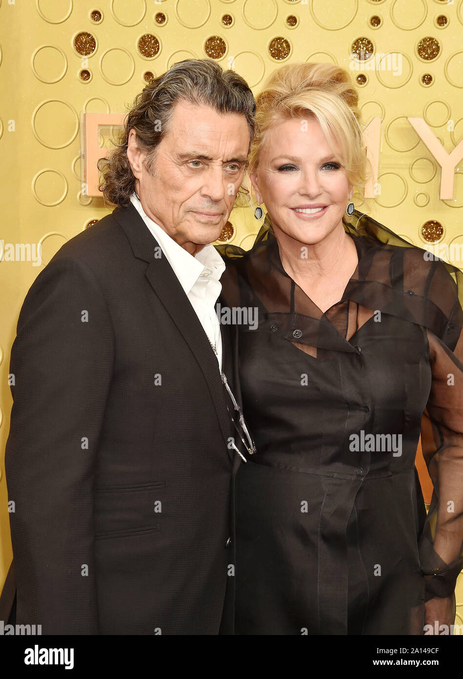 LOS ANGELES, CA - SEPTEMBER 22: Ian McShane and Gwen Humble attend the ...