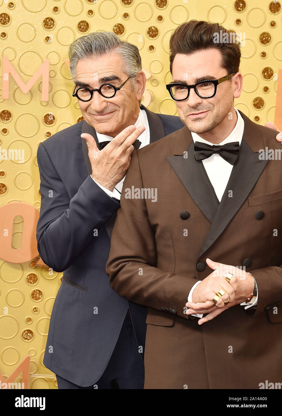 LOS ANGELES, CA - SEPTEMBER 22: Eugene Levy and Daniel Levy attend the ...
