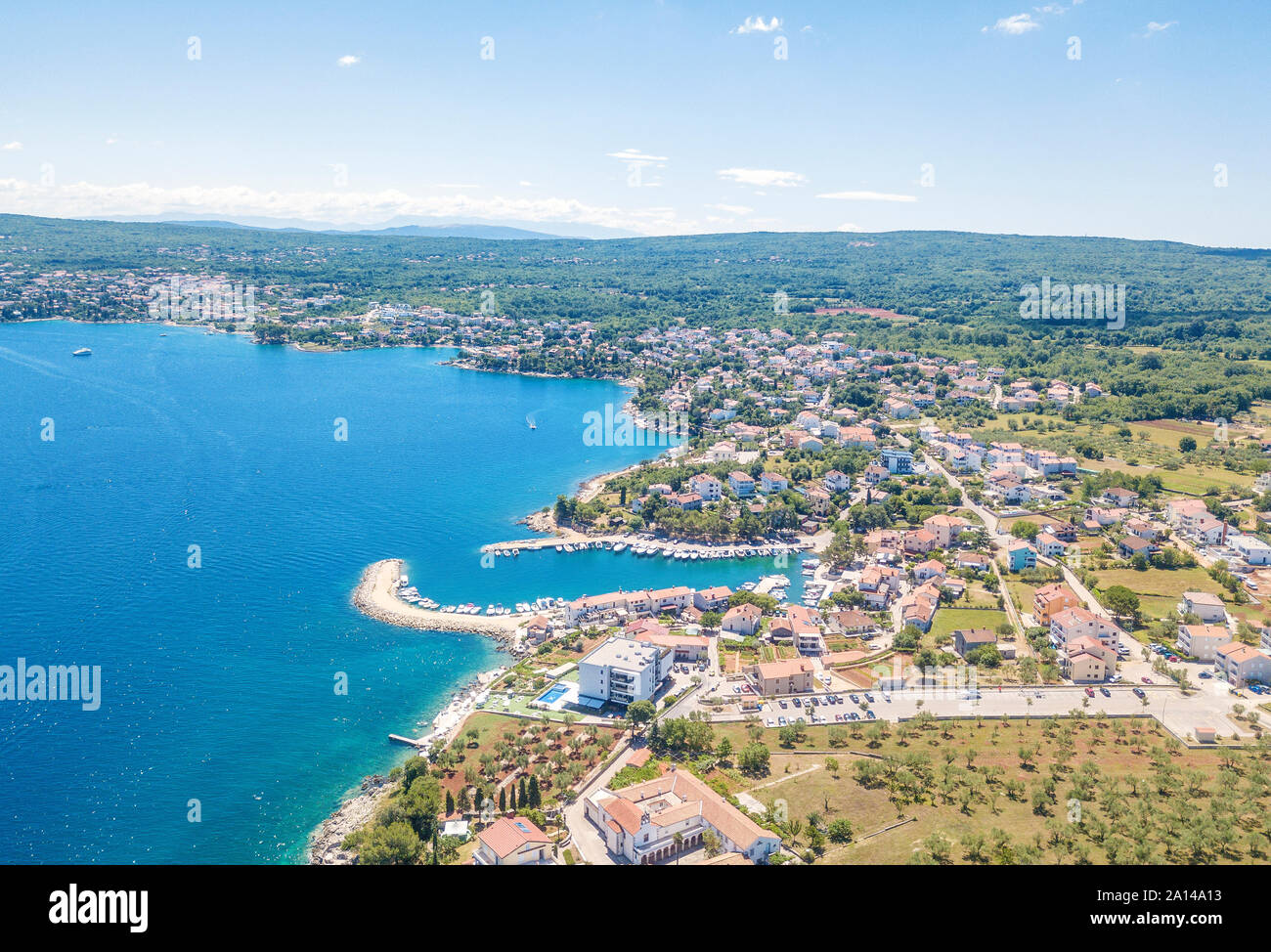Golden island of krk hi-res stock photography and images - Alamy