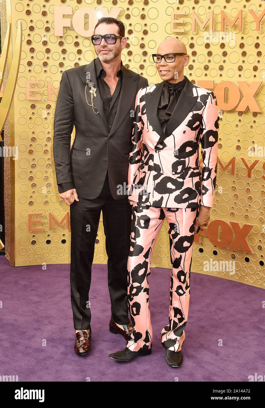 LOS ANGELES, CA - SEPTEMBER 22: Georges LeBar, RuPaul attends the 71st ...