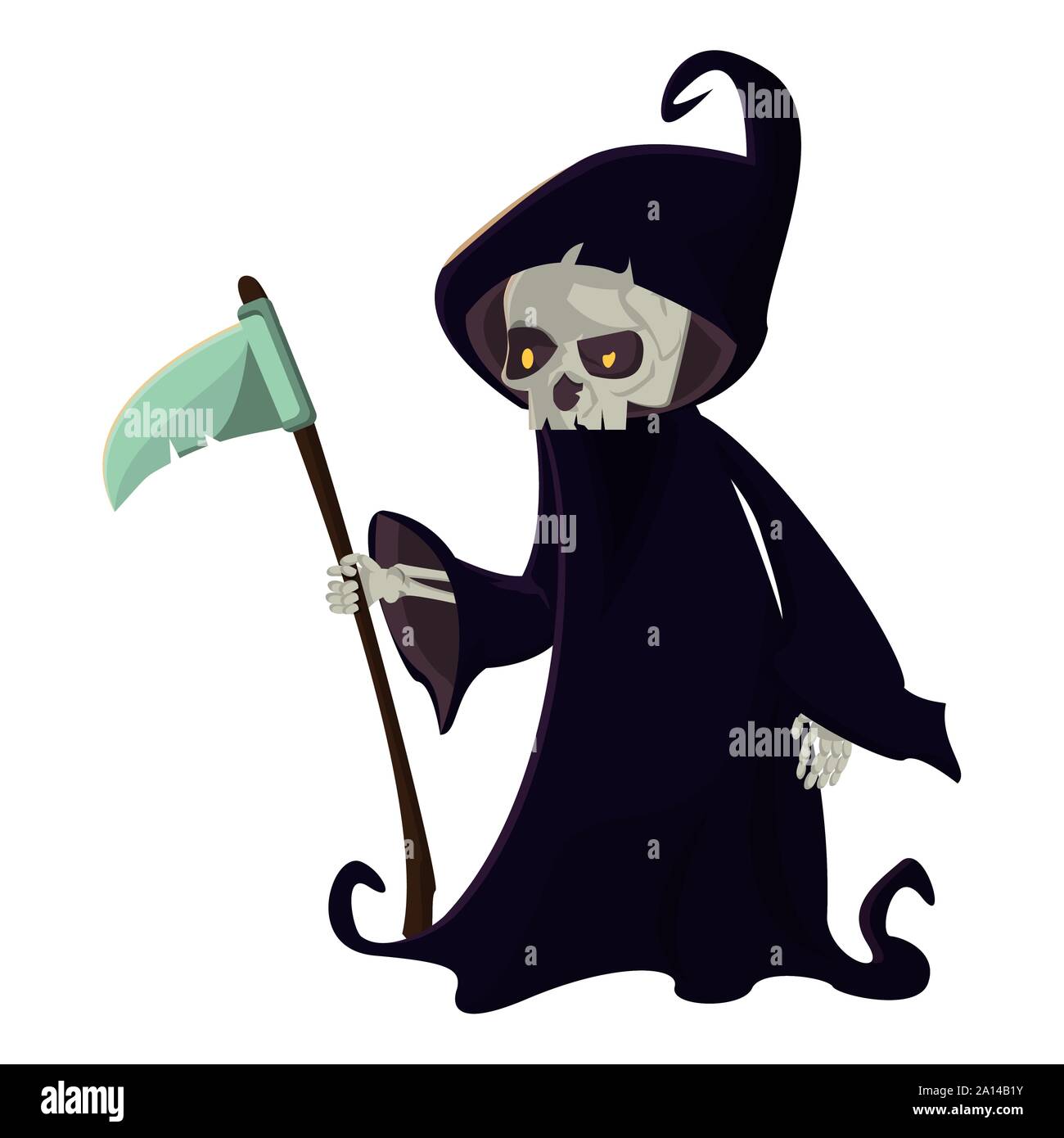 funny costume of death halloween character Stock Vector Image & Art - Alamy
