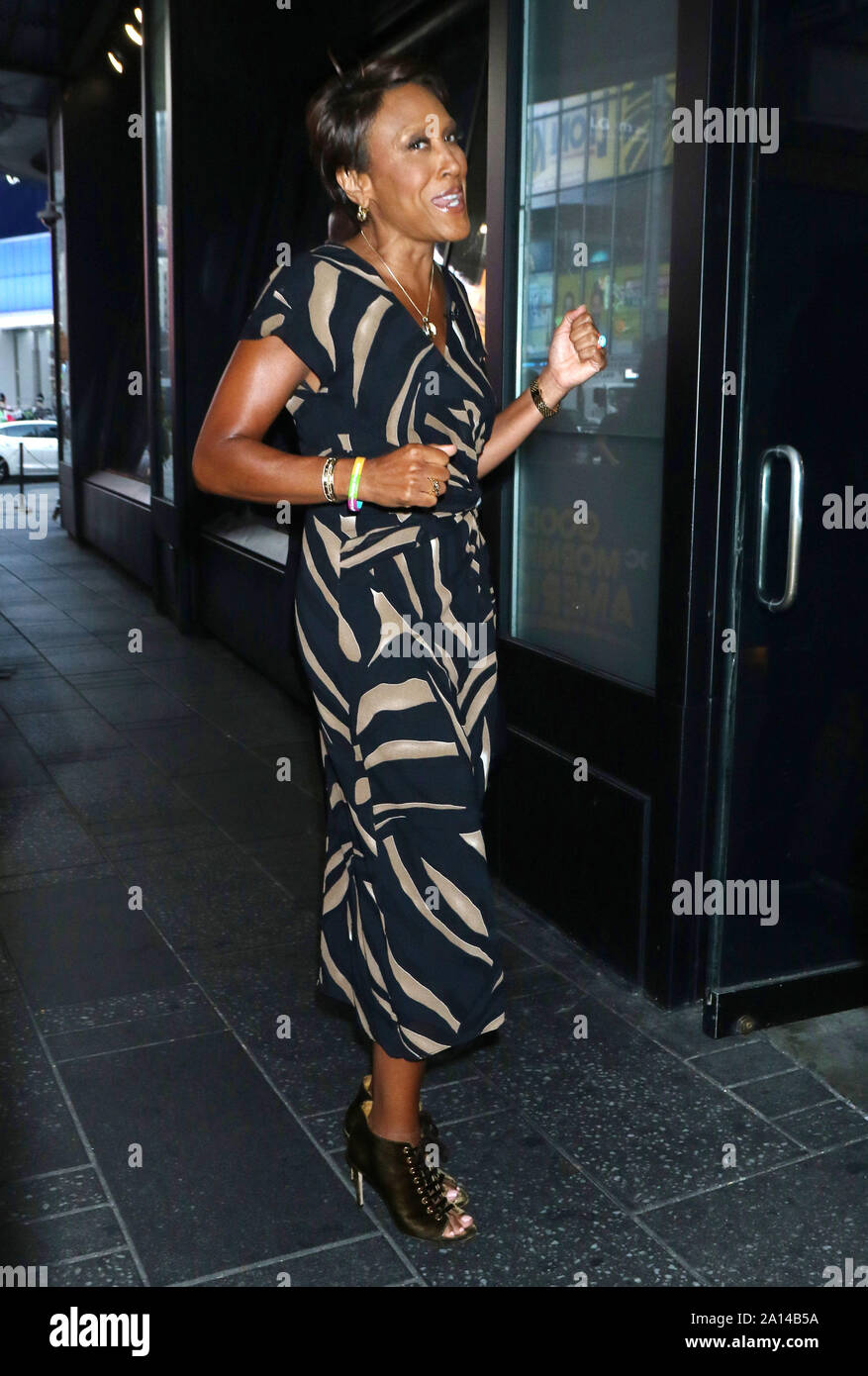 New York, NY, USA. 23rd Sep, 2019. Robin Roberts on the set of Good ...
