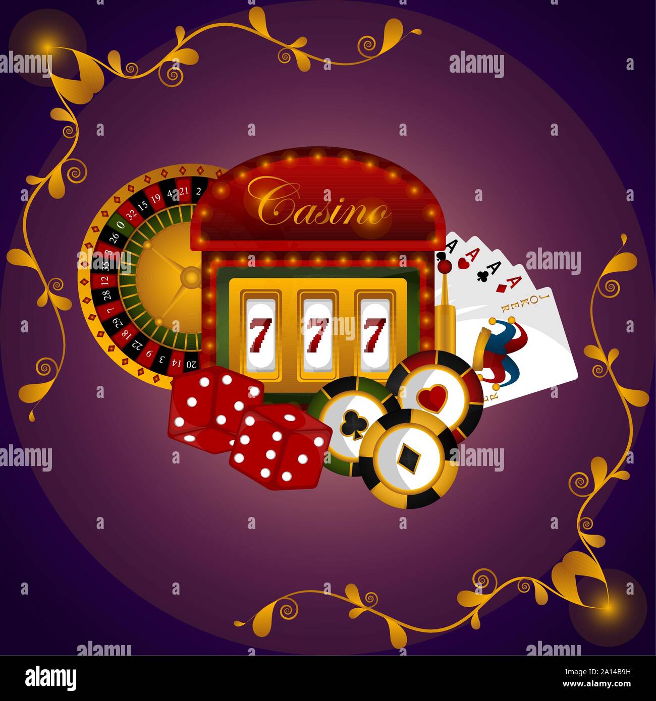 Money clip playing card hi-res stock photography and images - Alamy