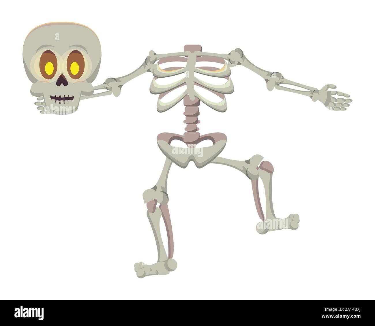 halloween skeleton bones character icon Stock Vector Image & Art - Alamy