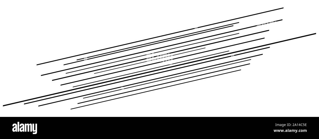 3D Abstract lines. Dynamic straight burst lines in perspective. Radial ...