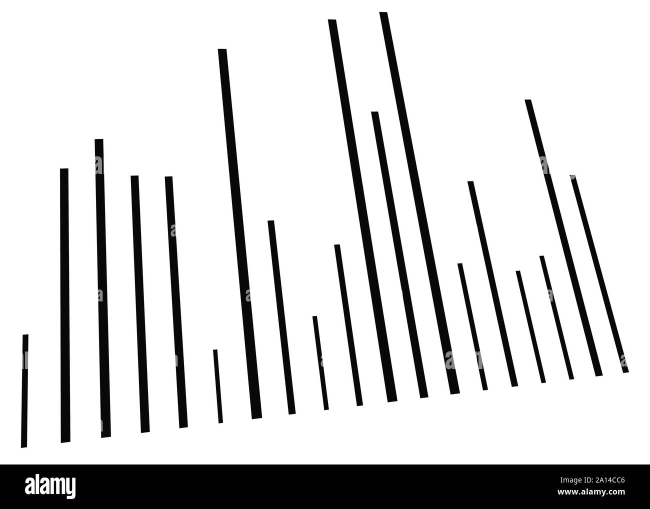 3D Abstract lines. Dynamic straight burst lines in perspective. Radial ...
