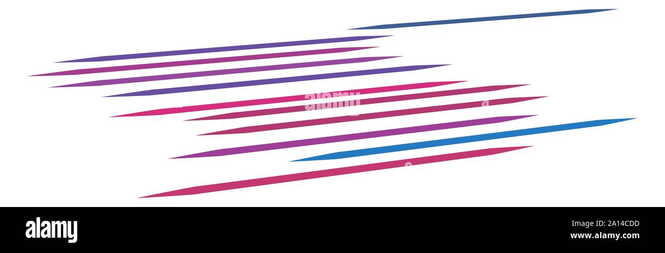 3D Abstract lines. Dynamic straight burst lines in perspective. Radial ...