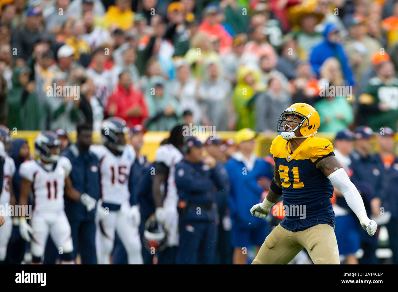 Green Bay, WI, USA. 22nd Sep, 2019. Green Bay Packers outside ...