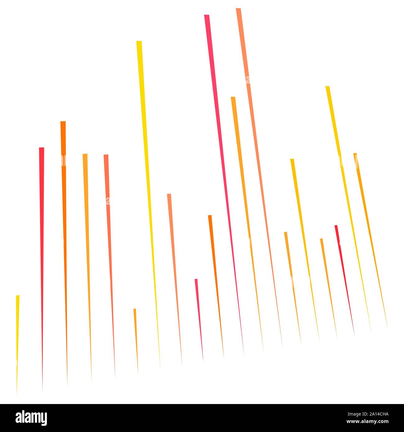3D Abstract lines. Dynamic straight burst lines in perspective. Radial ...