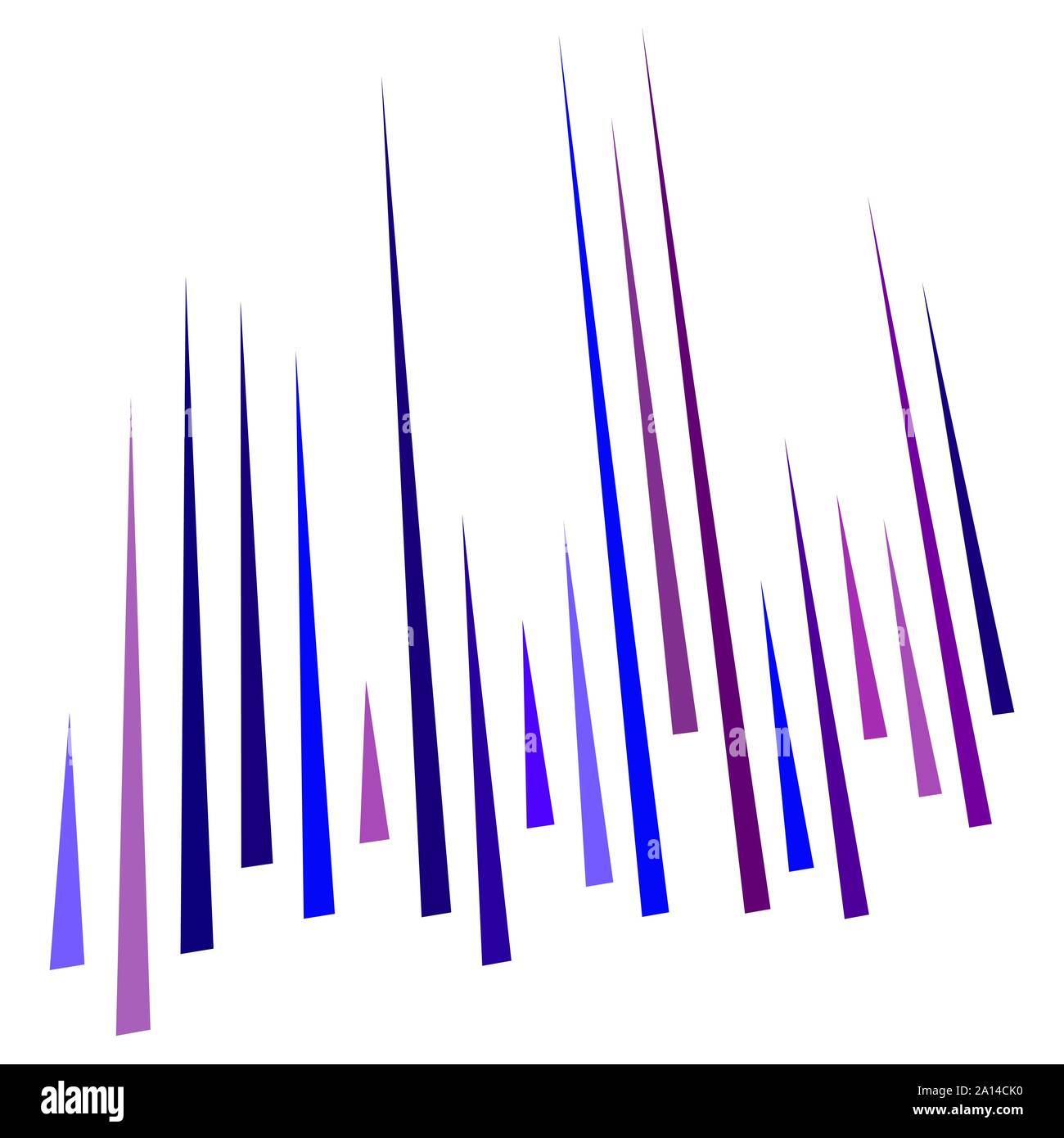 3D Abstract lines. Dynamic straight burst lines in perspective. Radial ...