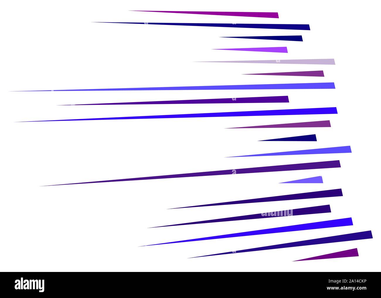 3D Abstract lines. Dynamic straight burst lines in perspective. Radial ...