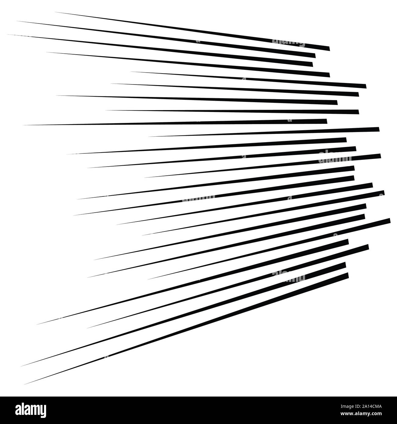 3D Abstract lines. Dynamic straight burst lines in perspective. Radial ...