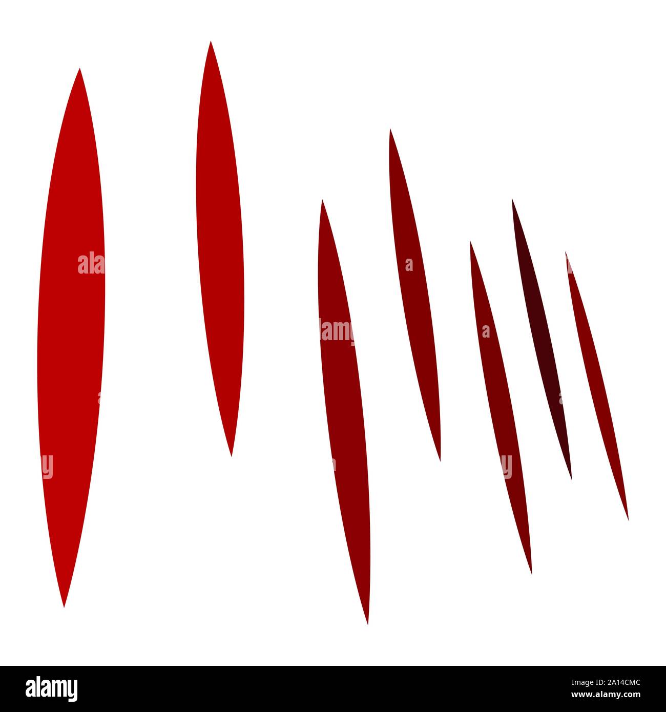 3D Abstract lines. Dynamic straight burst lines in perspective. Radial ...