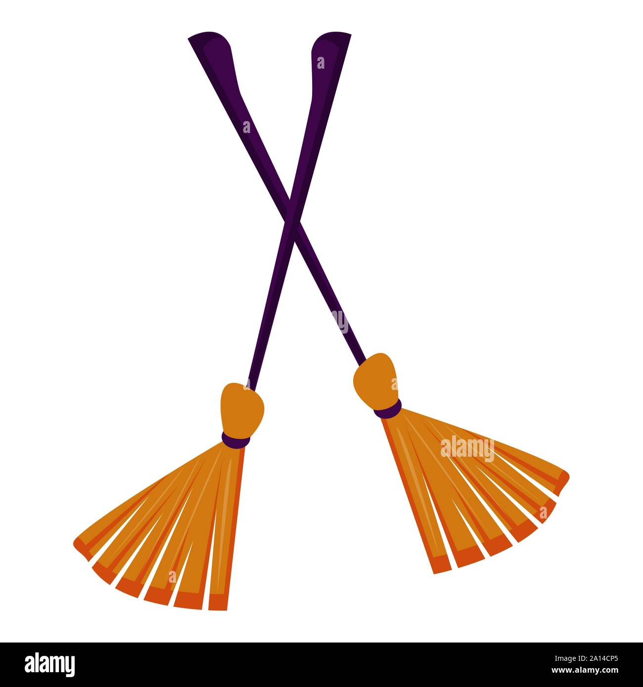 Witch brooms Stock Vector Images - Alamy