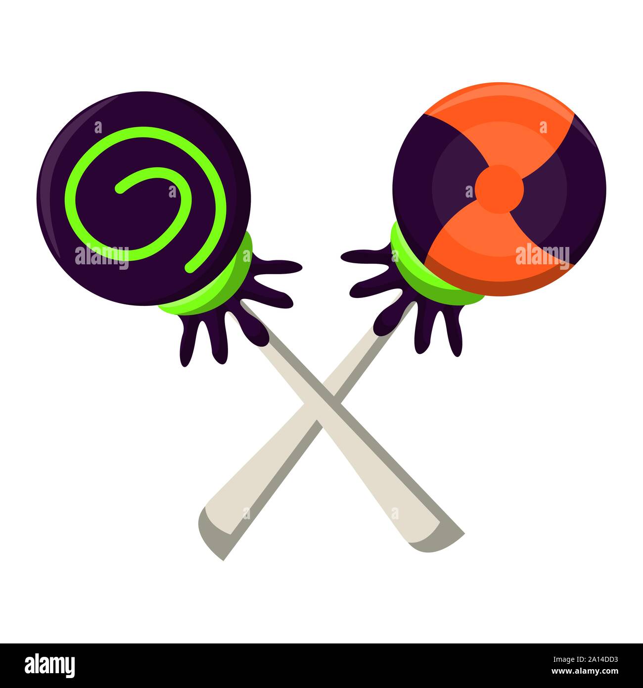 halloween sweet lollipop candies icon Stock Vector Image & Art - Alamy