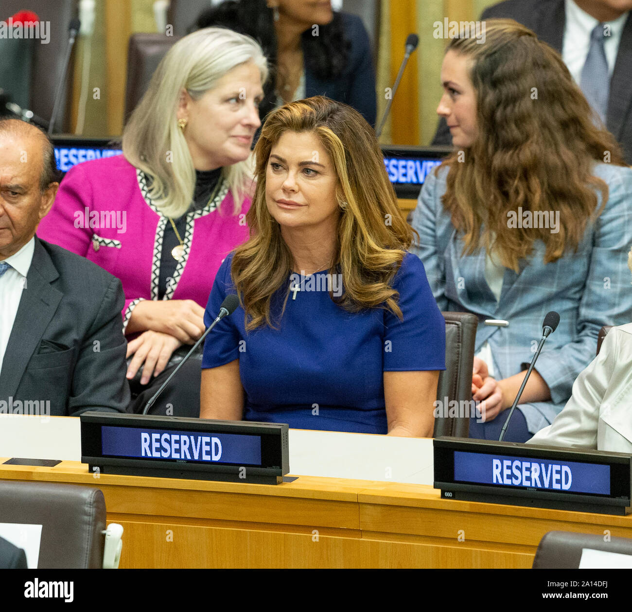 New York, United States. 23rd Sep, 2019. Kathy Ireland attends UN ...