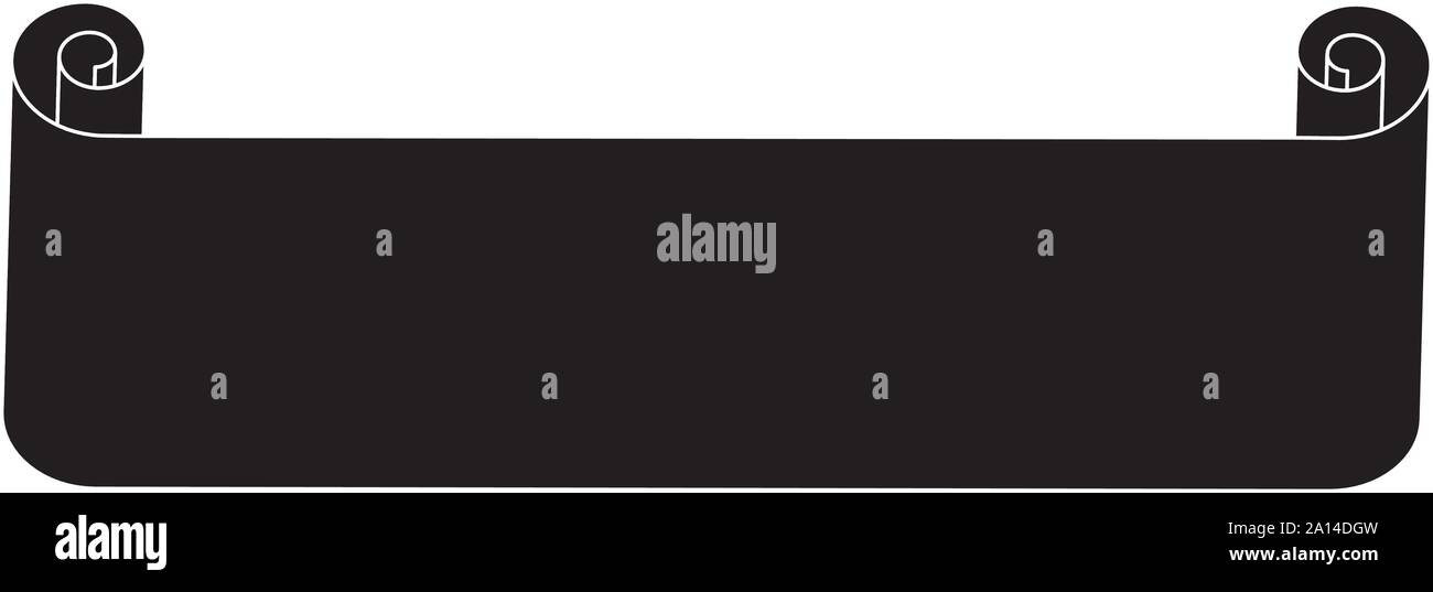 This is a illustration of Paper Title scroll Stock Vector Image & Art ...