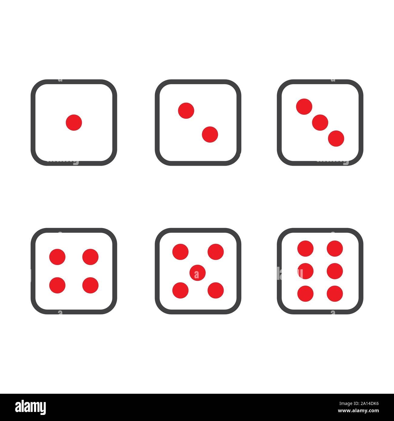 Dice vector hi-res stock photography and images - Alamy