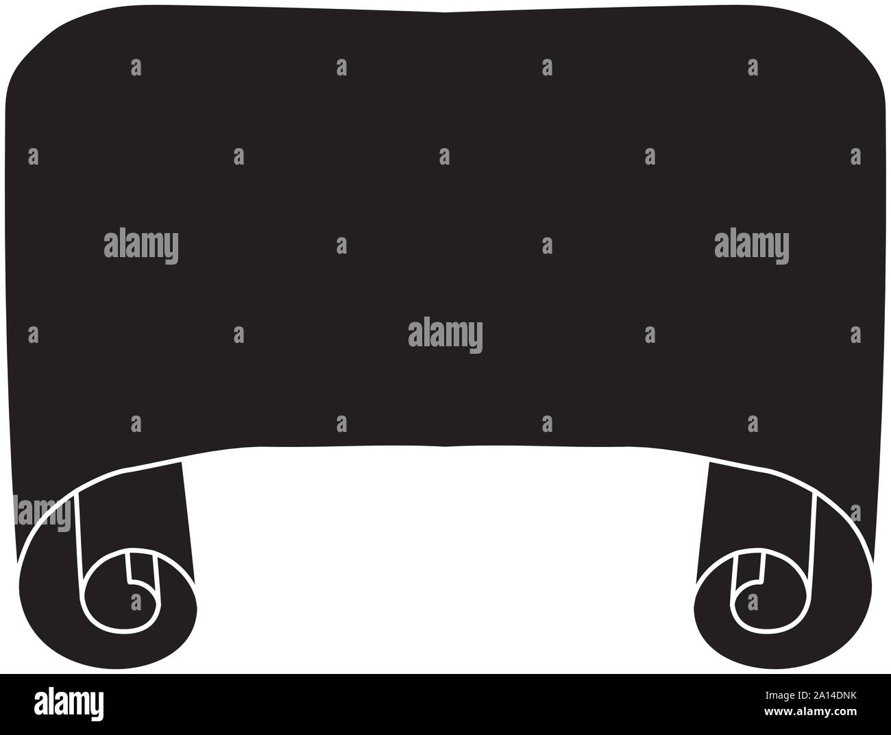 This is a illustration of Paper Title scroll Stock Vector Image & Art ...