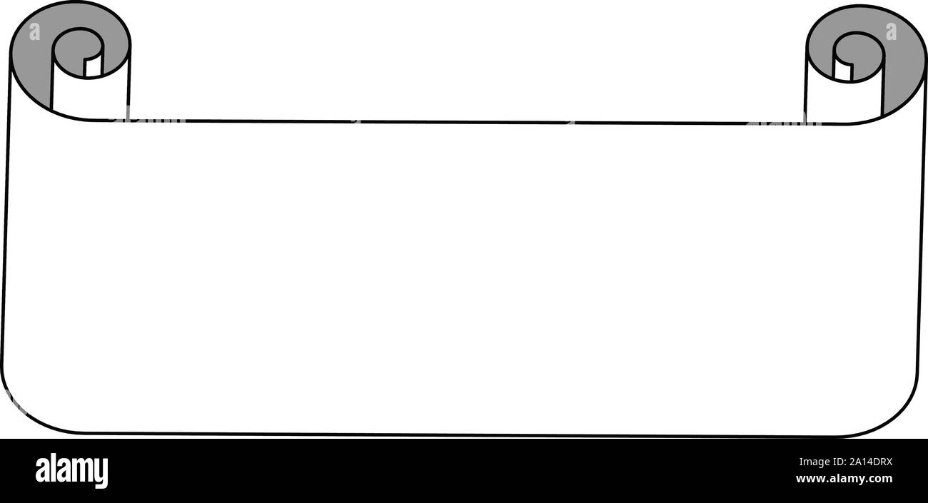 This is a illustration of Paper Title scroll Stock Vector Image & Art ...