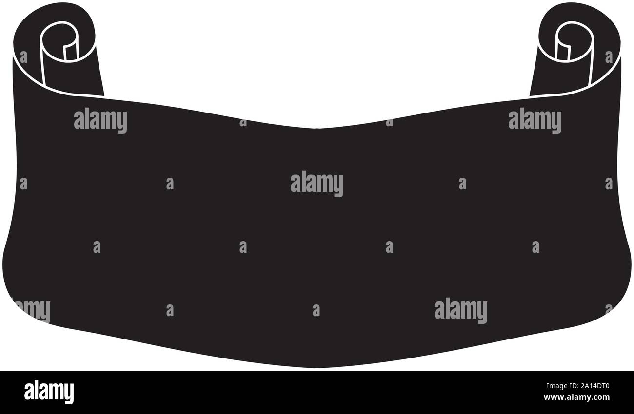 This is a illustration of Paper Title scroll Stock Vector Image & Art ...