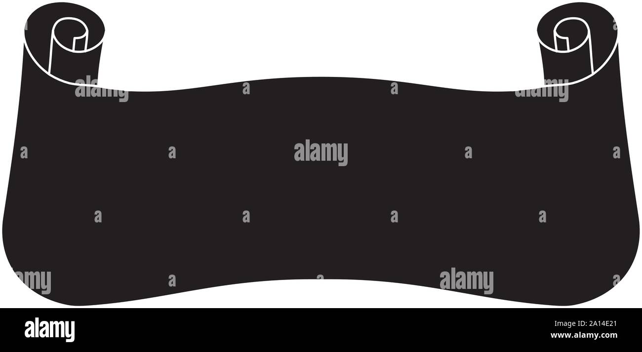 This is a illustration of Paper Title scroll Stock Vector Image & Art ...