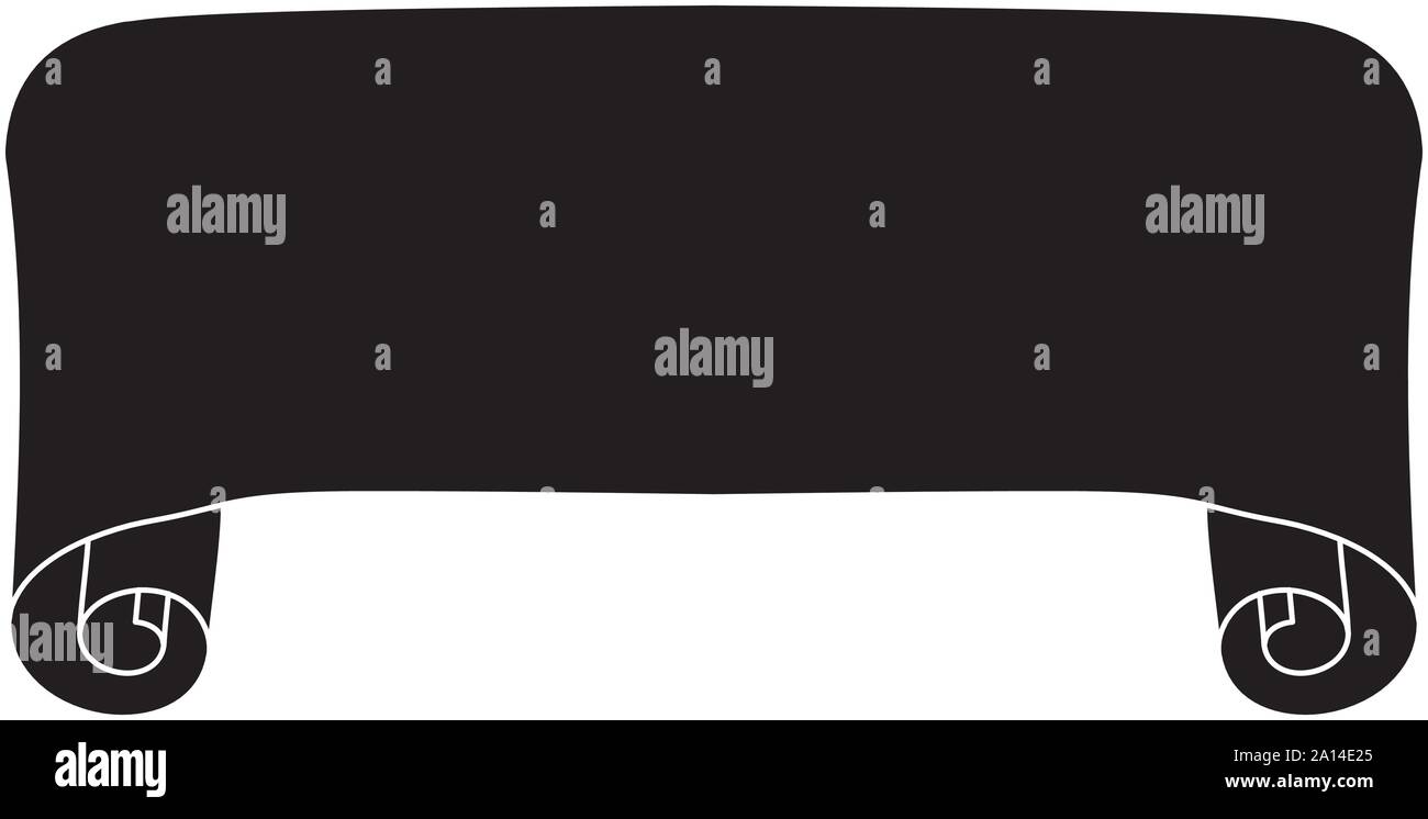 This is a illustration of Paper Title scroll Stock Vector Image & Art ...