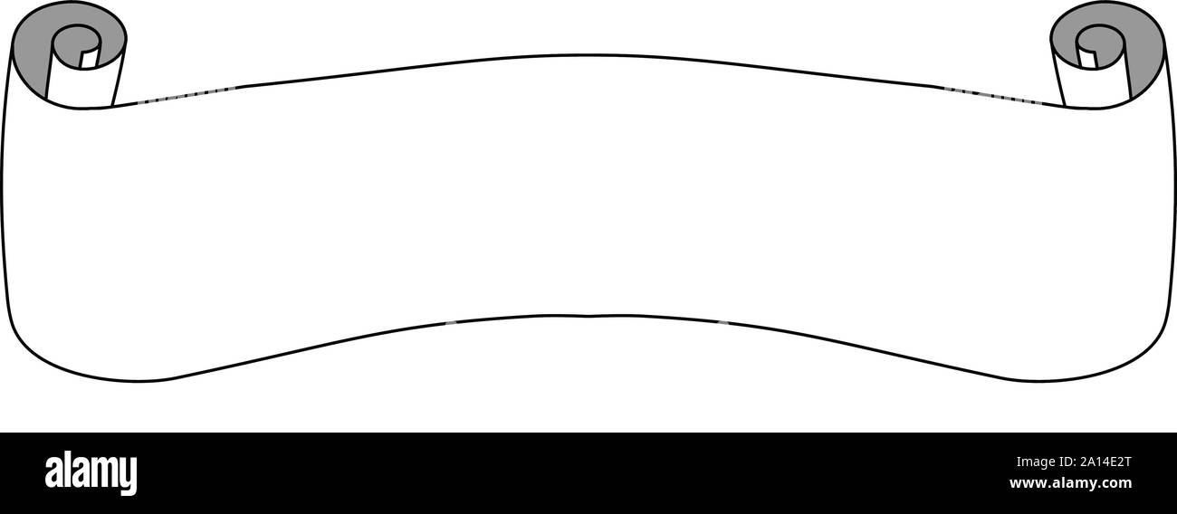 This is a illustration of Paper Title scroll Stock Vector Image & Art ...