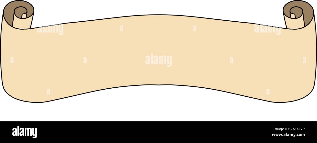 This is a illustration of Paper Title scroll Stock Vector Image & Art ...