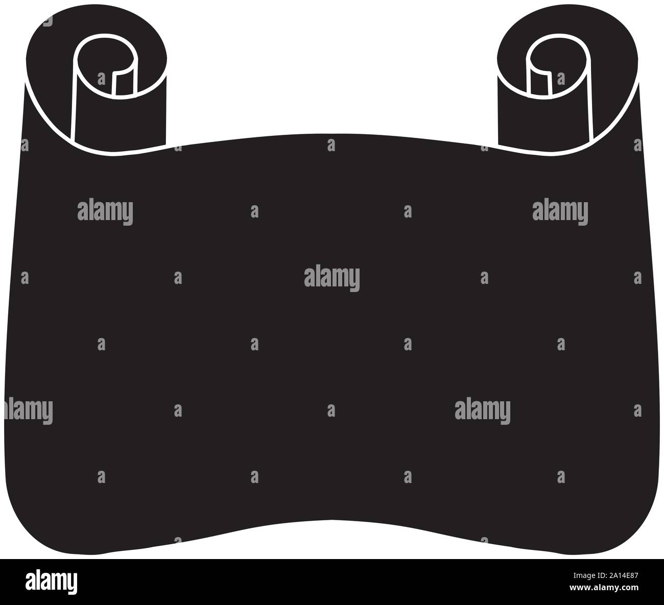 This is a illustration of Paper Title scroll Stock Vector Image & Art ...