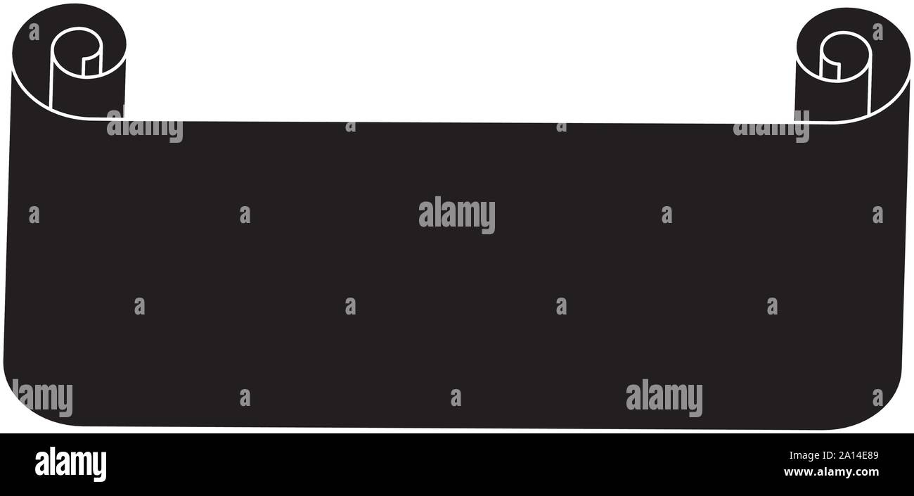 This is a illustration of Paper Title scroll Stock Vector Image & Art ...