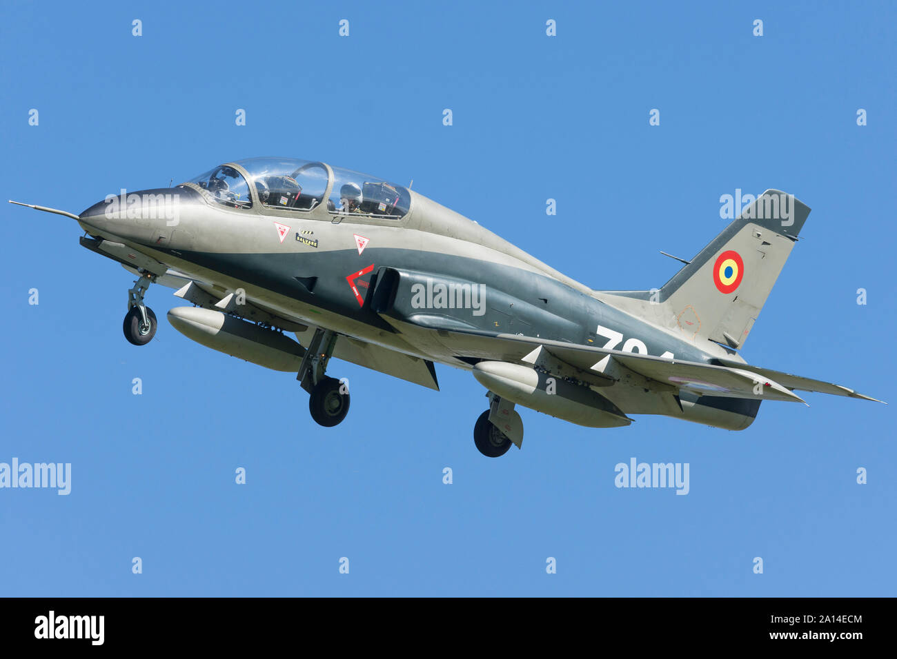Romanian Air Force IAR-99 Soim prepares for landing Stock Photo - Alamy