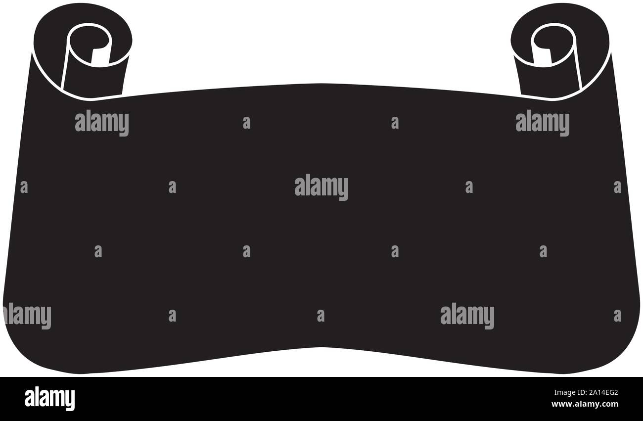 This is a illustration of Paper Title scroll Stock Vector Image & Art ...