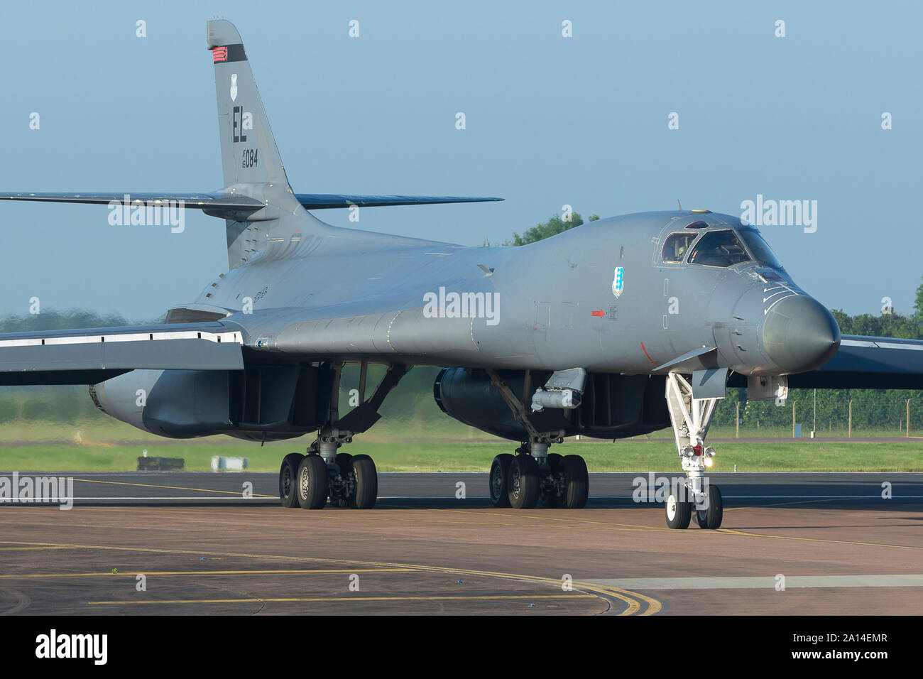 U.S. Air Force B-1B strategic bomber at RAF Fairford, England Stock ...
