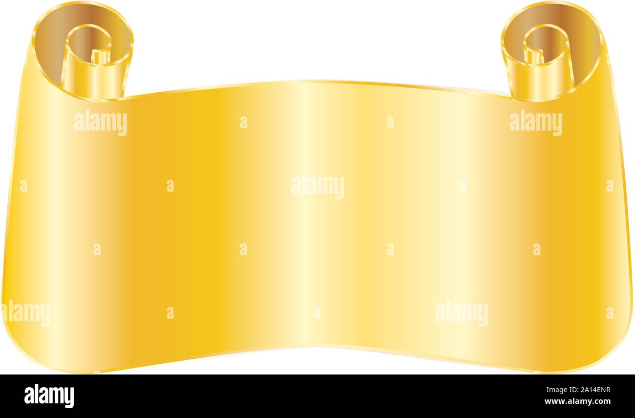 This is a illustration of Paper Title scroll Stock Vector Image & Art ...