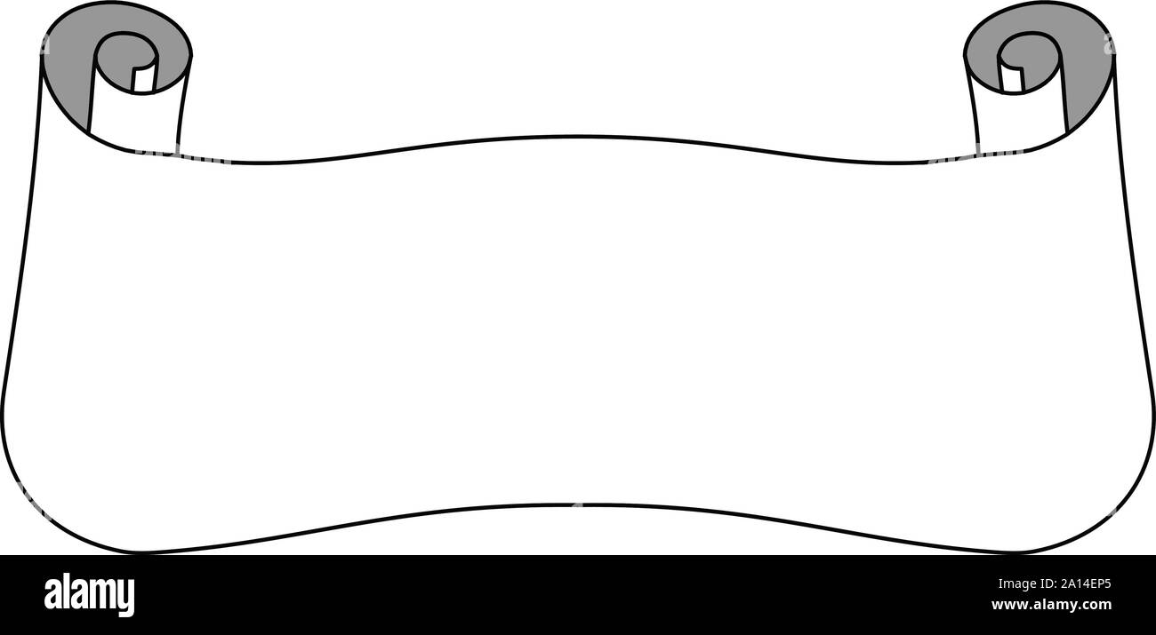 This is a illustration of Paper Title scroll Stock Vector Image & Art ...