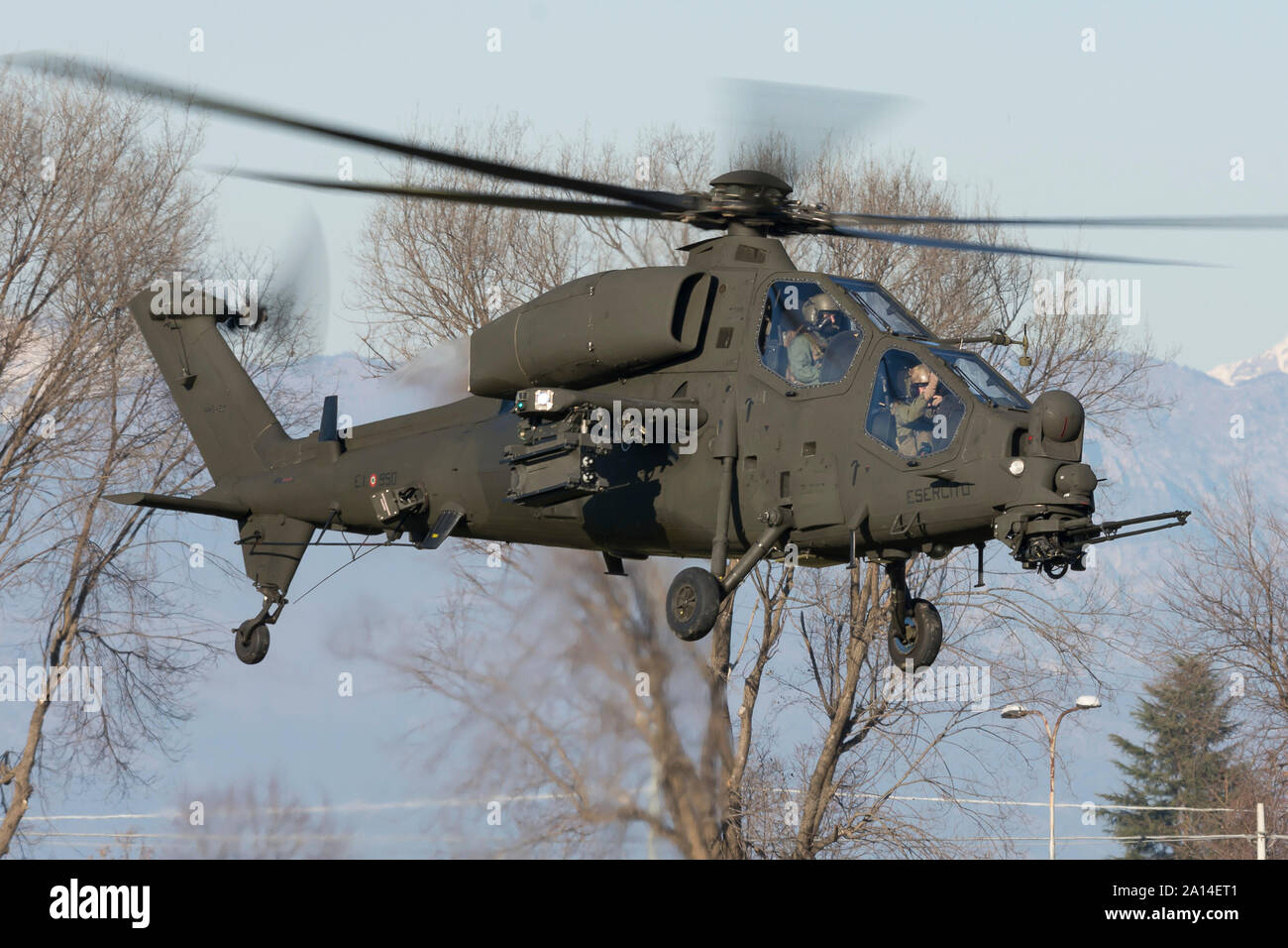 Italian Army AW-129D Mangusta Stock Photo - Alamy